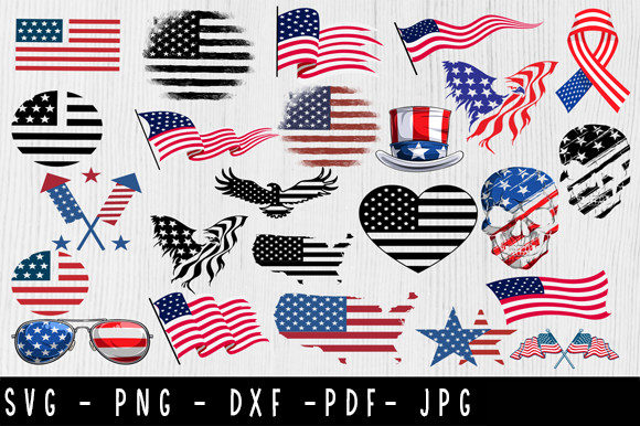 About USA Flag SVG Bundle, American Flag SVG Graphic | Inspire Uplift
