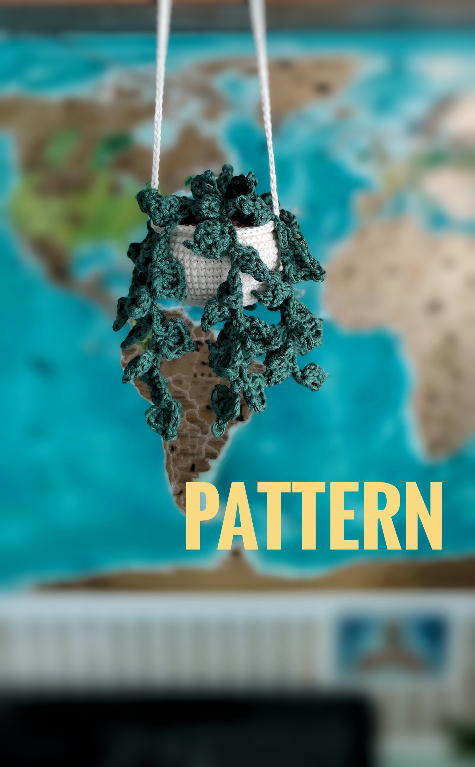 CROCHET PLANT PATTERN, do it yourself, hanging monstera plan - Inspire ...