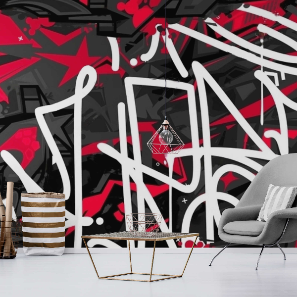 Urban Canvas: Graffiti Wall Mural Peel and Stick Wall paper | Inspire ...
