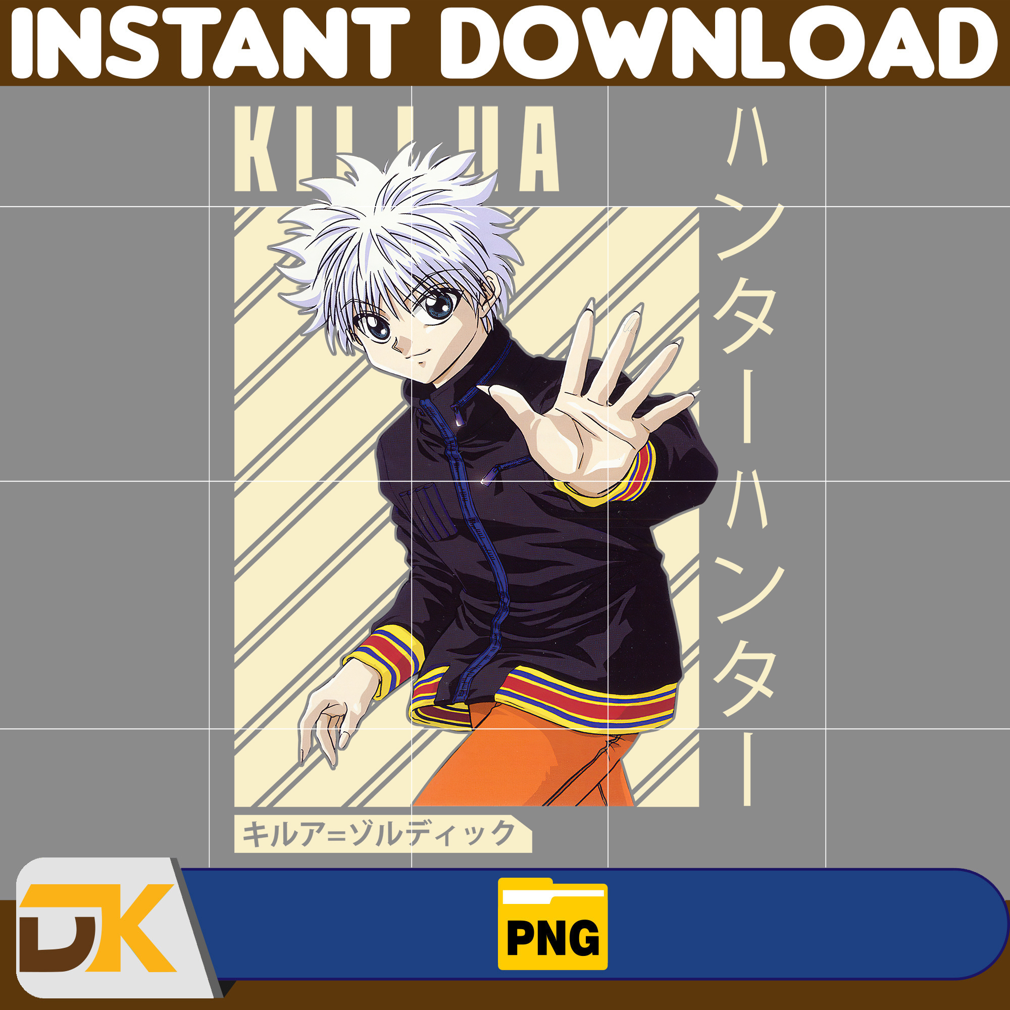 Killua Zoldyck Png, Anime Png, Japanese Png, Anime Silhouett | Inspire ...