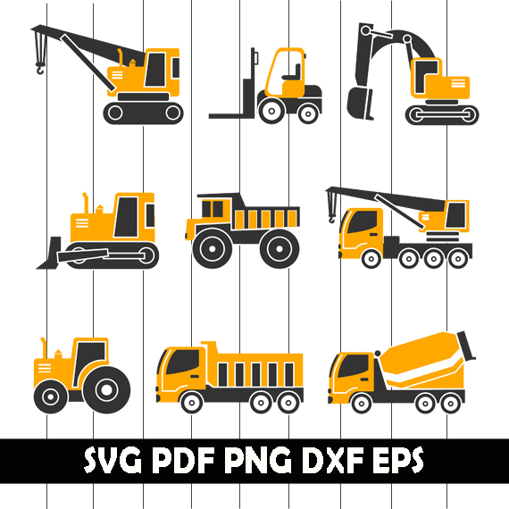 Construction Clipart, Construction Svg, Construction Eps, Co | Inspire ...