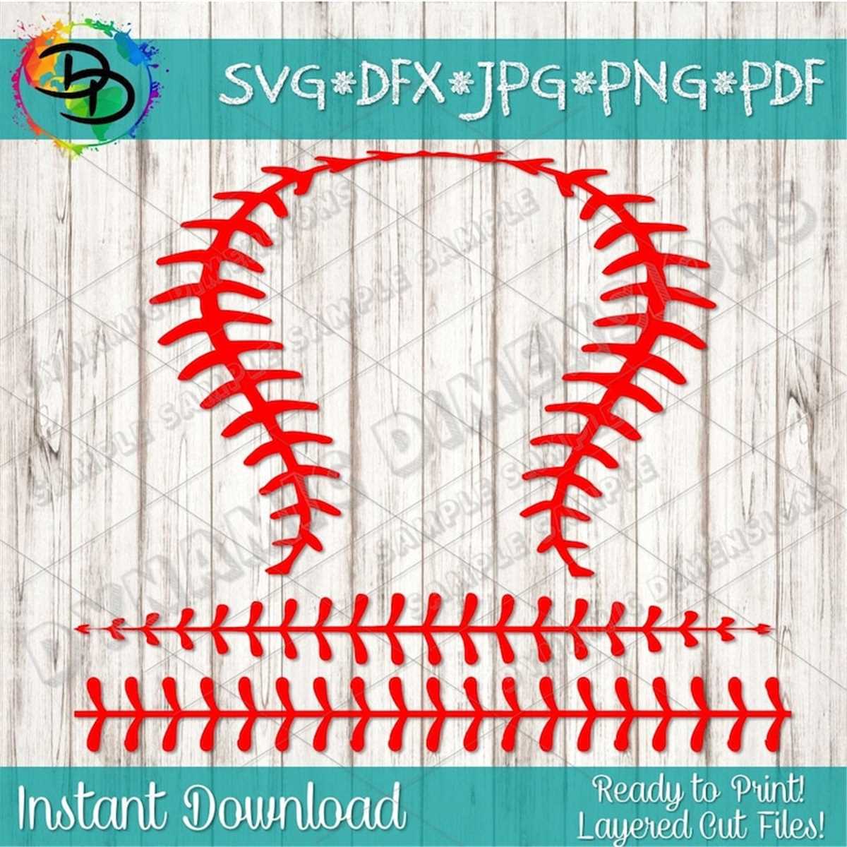Baseball Laces SVG, Softball Threads, svg png dxf, baseball | Inspire ...