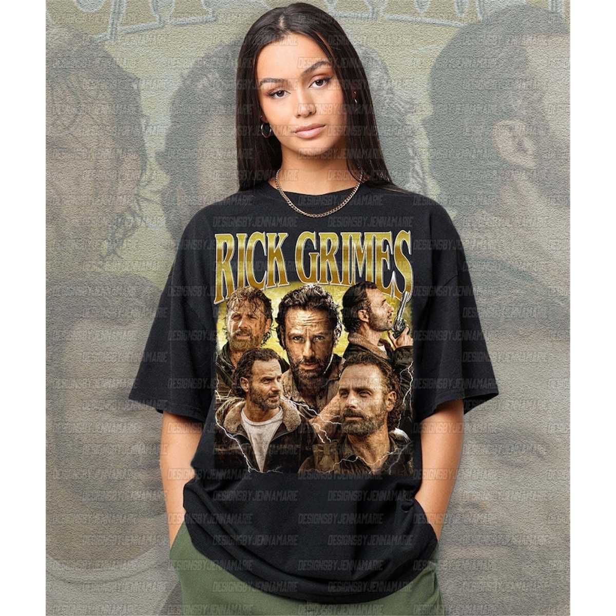 Rick Grimes Vintage Style Shirt, Rick Grimes Actor Retro 90' | Inspire ...