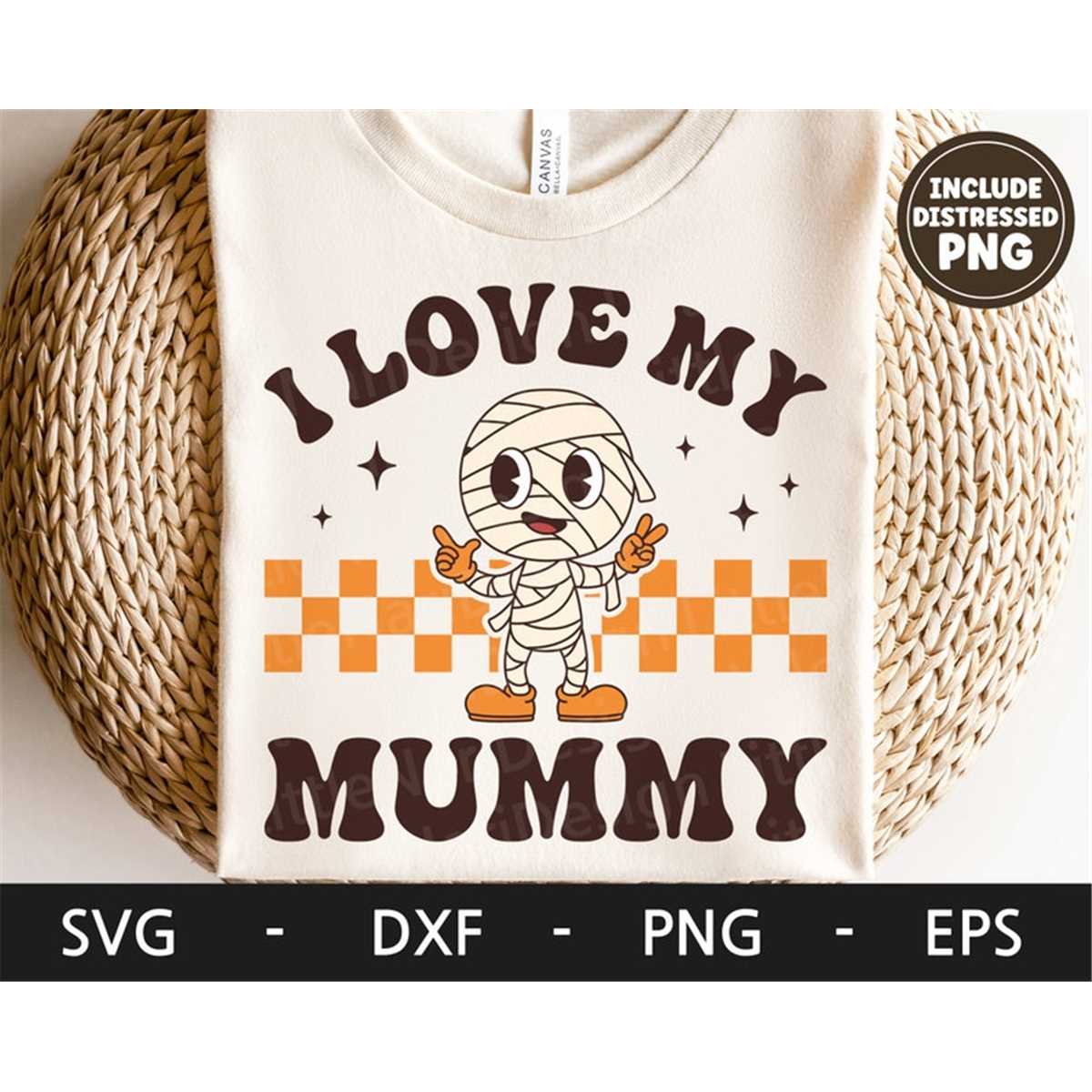 I Love Mummy svg, Halloween shirt, Retro svg, Spooky svg, Ki - Inspire ...