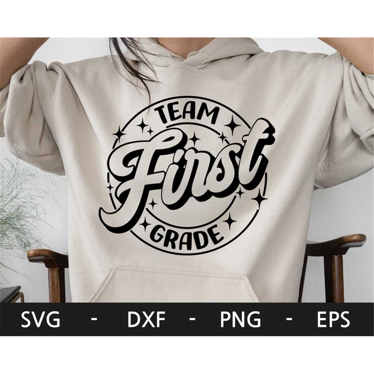 Team First Grade svg, Back To School svg, 1st Grade Squad, T - Inspire ...
