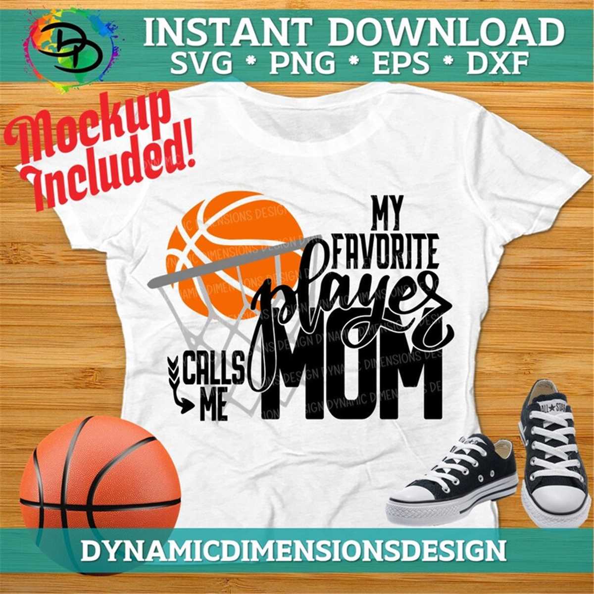 Favorite Player, Basketball Mom SVG, Biggest Fan, Svg files - Inspire ...