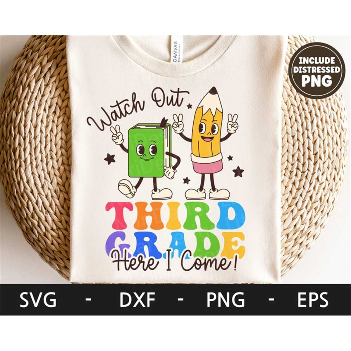 Watch Out Third Grade Here I Come svg, First Day of School s | Inspire ...