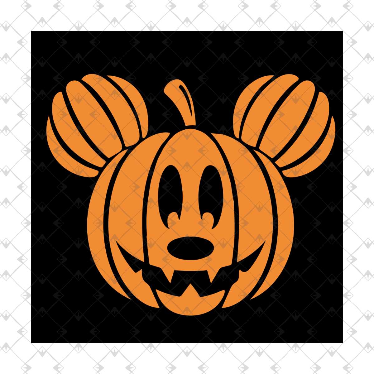 Pumpkin Mickey Svg | Inspire Uplift