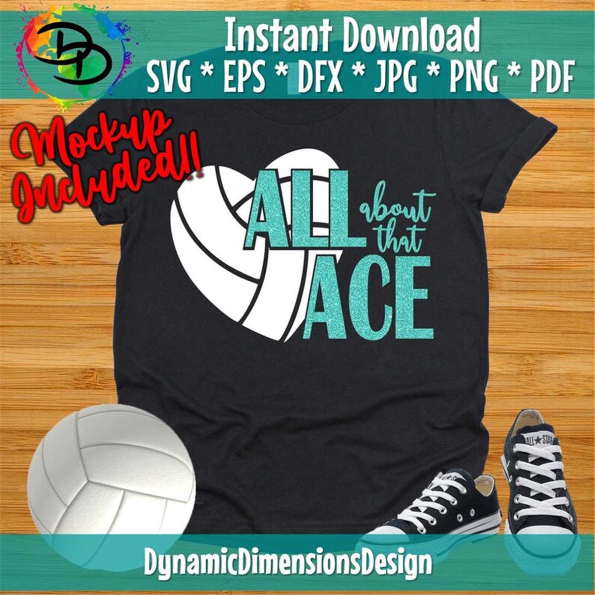All about that ace svg, grunge volleyball svg, Volleyball cl | Inspire ...