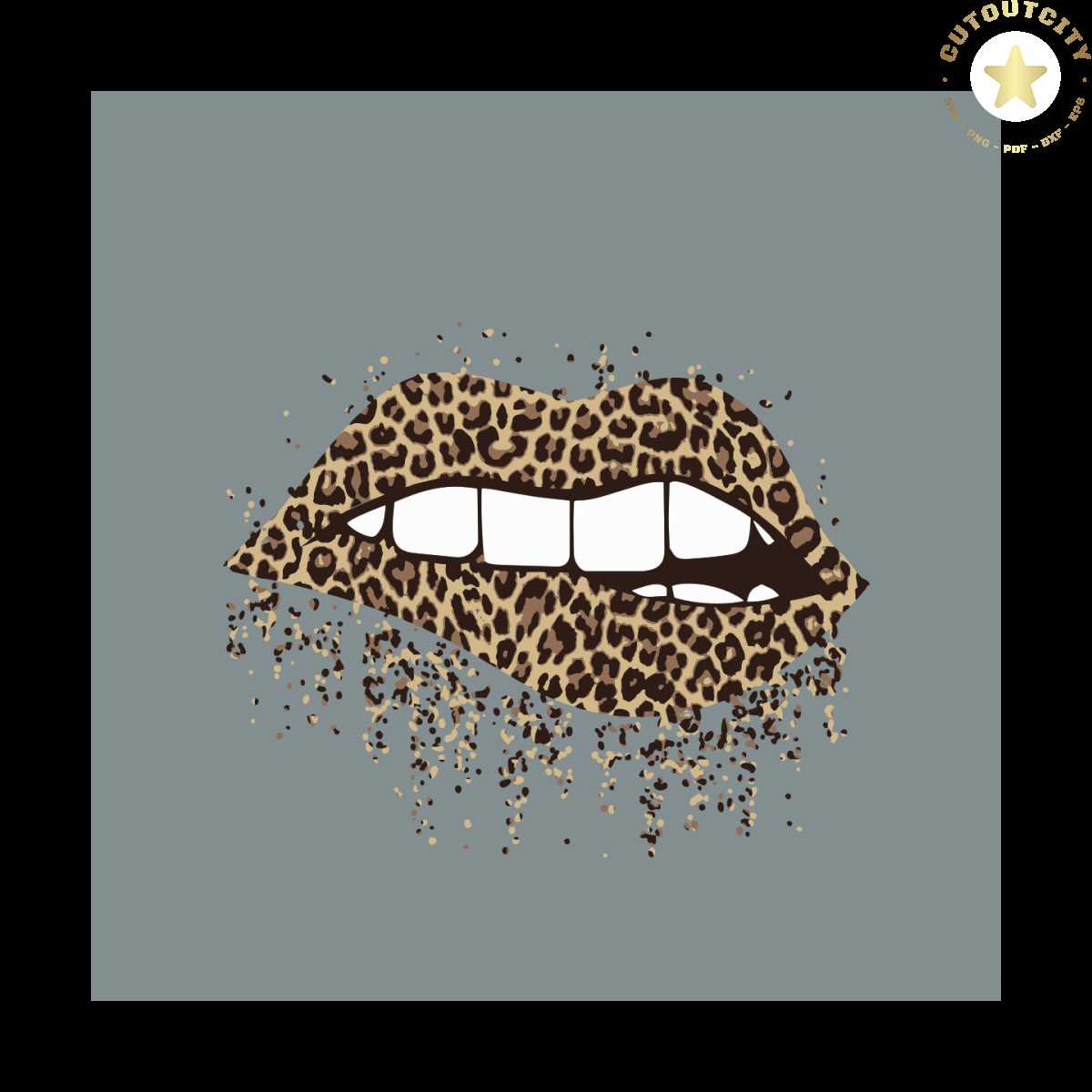 Leopard Lips Dripping Biting Lip Svg, Mothers Day Svg, Mom S | Inspire ...