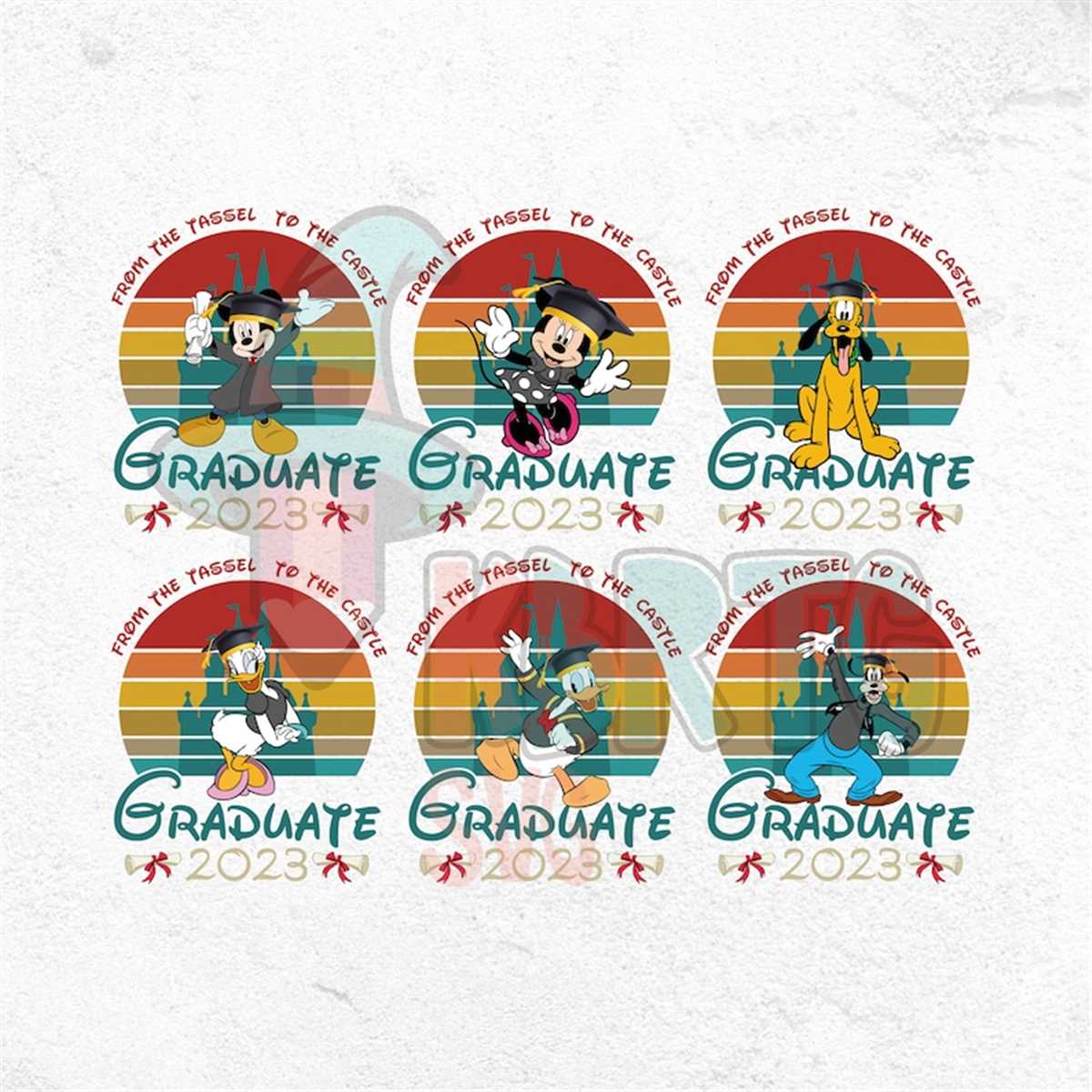 Graduation Senior 2023 Mickey PNG Bundle, Senior Team, Class - Inspire ...