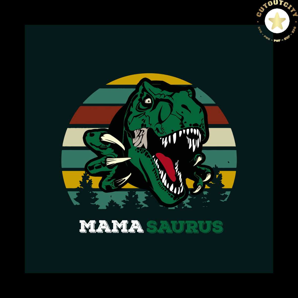 Mama Saurus Jurassic Park Logo Svg, Mothers Day Svg, Mothers | Inspire ...