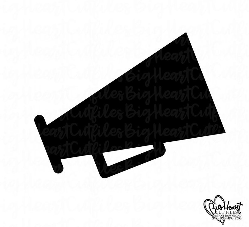 Cheer Megaphone Svg, Png, Jpg, Dxf, Megaphone Svg, Megaphone | Inspire ...