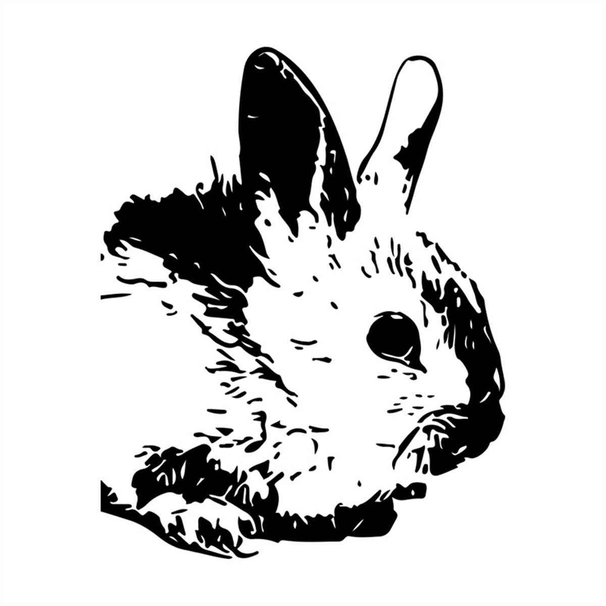 Rabbit SVG Cut File, Rabbit SVG, Rabbit Clipart, Floral Rabb - Inspire ...