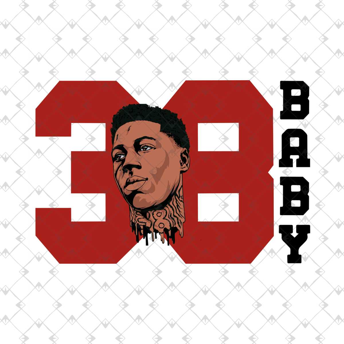 YoungBoy Never Broke Again NBA YoungBoy 38 Baby SVG PNG EPS | Inspire ...