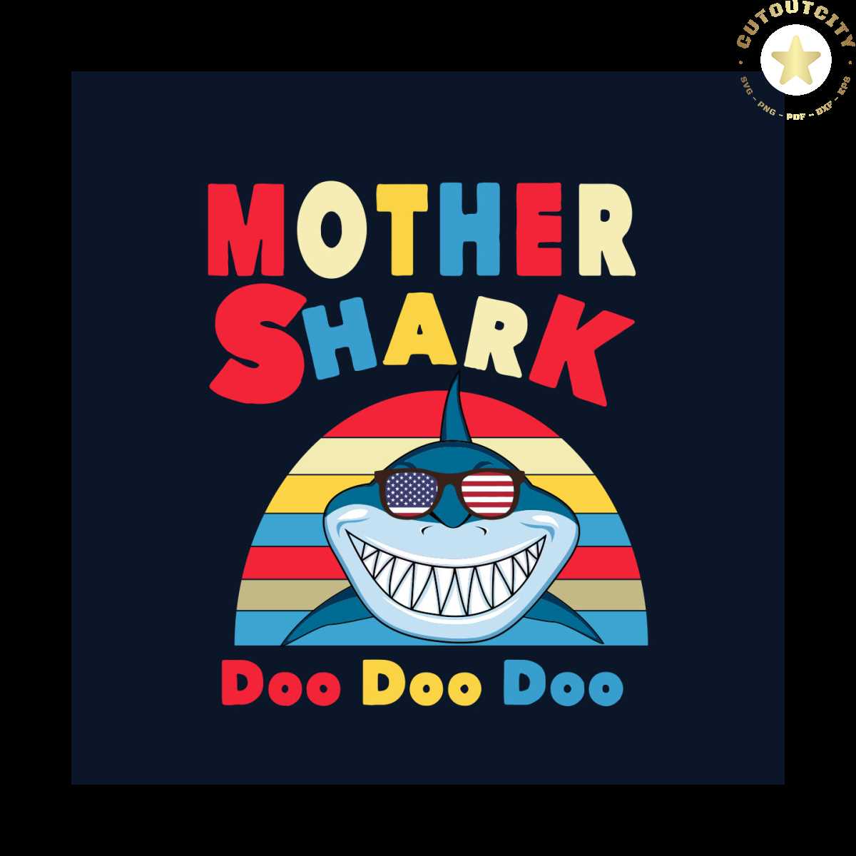 Mother Shark Doo Doo Doo Svg, Mothers Day Svg, Mother Svg, S | Inspire ...