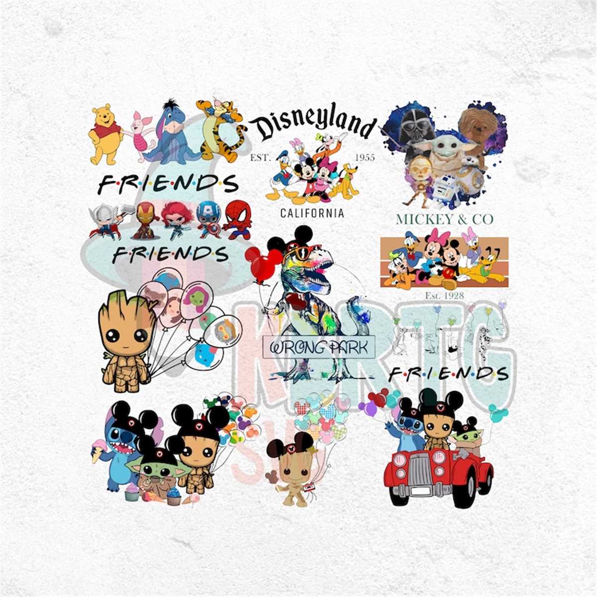 Marvel Friend PNG Bundle, Baby Yoda Friend PNG, Star Wars wi - Inspire ...