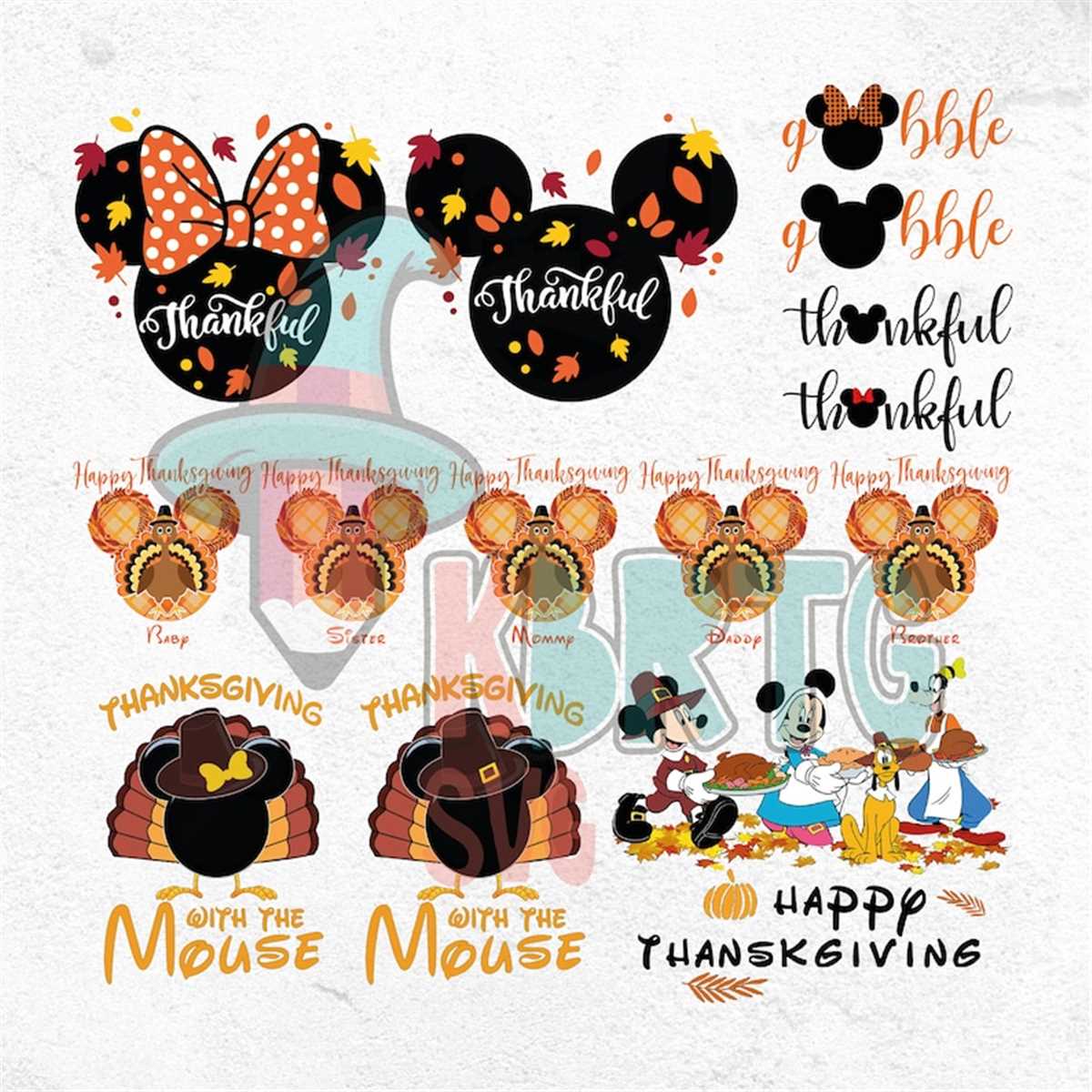 Happy Thanksgiving Minnie Mouse