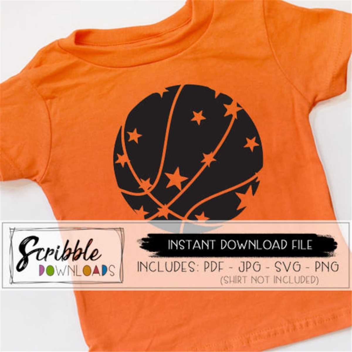 Basketball SVG star - Instant Download - DIY- boy/girl baske | Inspire ...