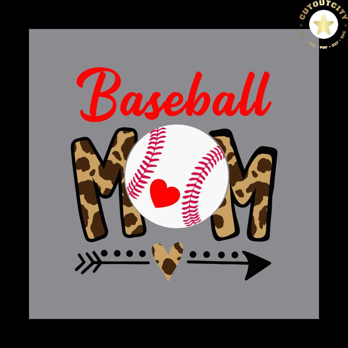 Baseball Mom Leopard Plaid Svg, Mothers Day Svg, Mom Svg, Ba | Inspire ...