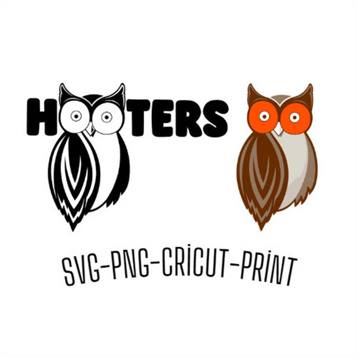 Hooters SVG Cricut PRINT Sticker | Decal | High Quality | Di | Inspire ...