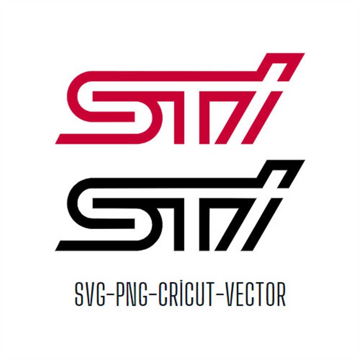 Sti Subaru SVG Cricut PRINT Sticker | Decal | High Quality | | Inspire ...