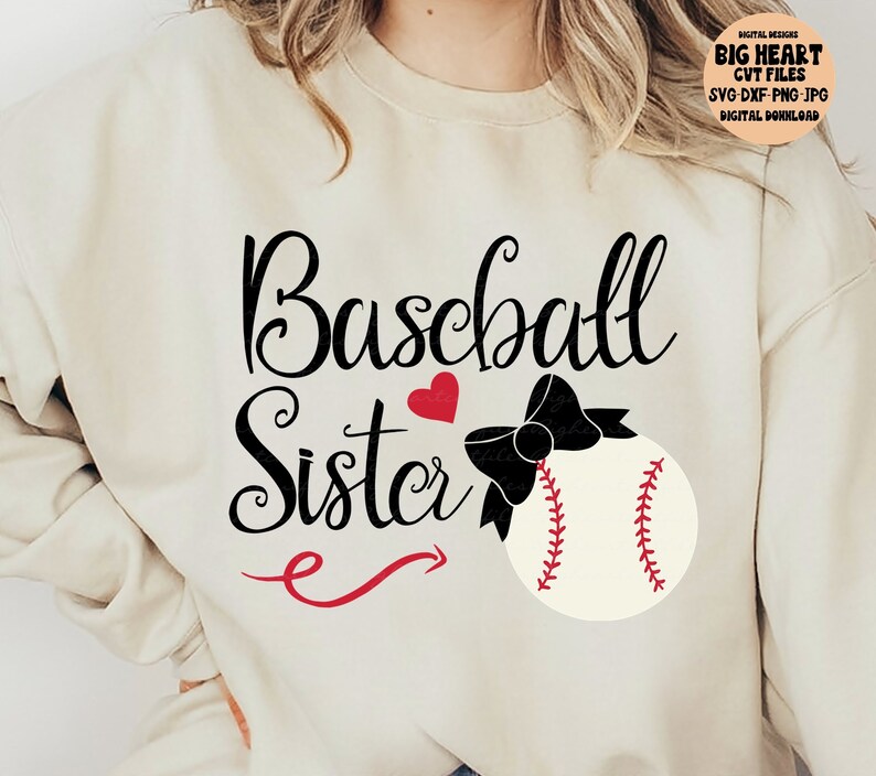 Baseball Svg, Baseball Sister Svg, Png, Jpg, Dxf, Proud Sist | Inspire ...
