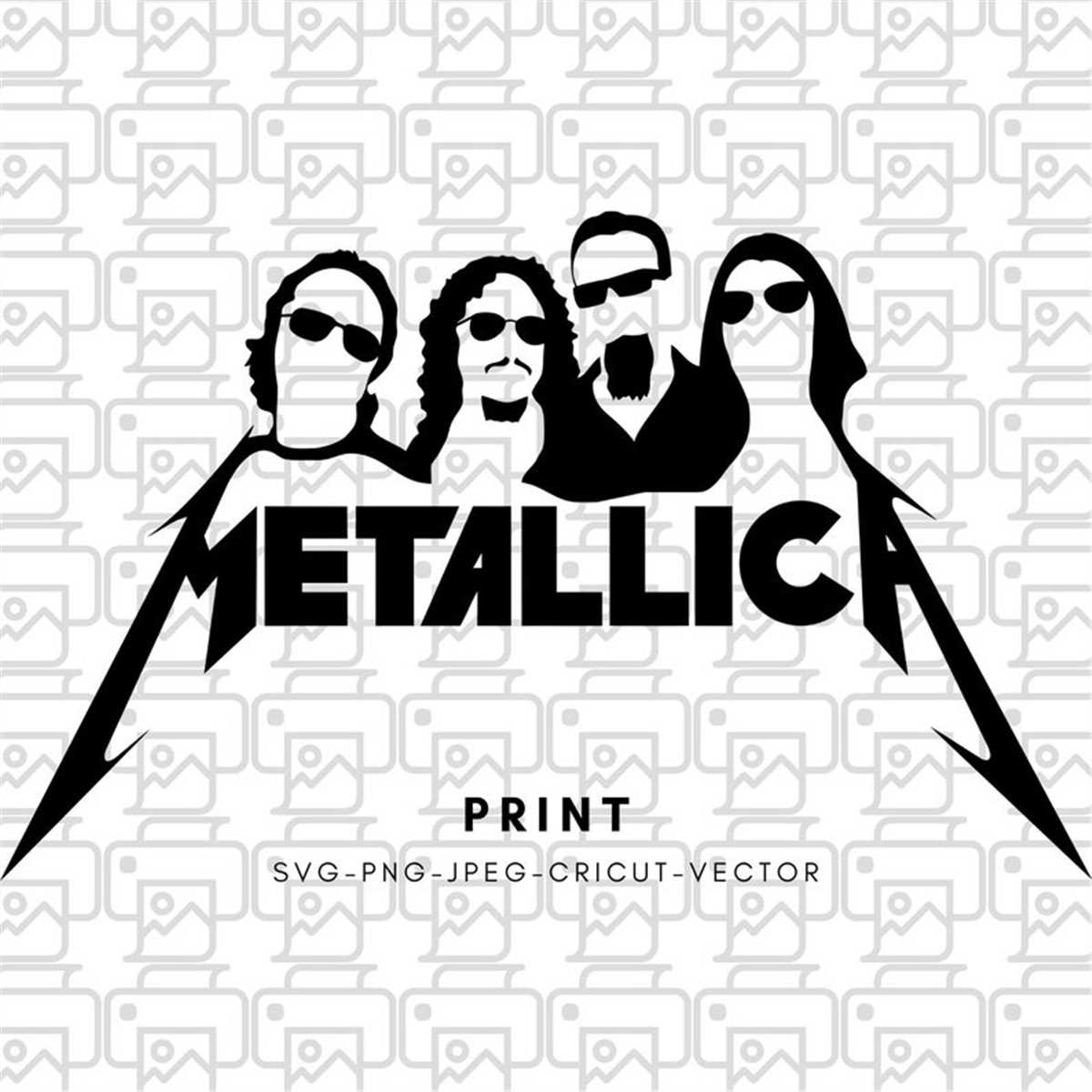 Metallica SVG Cricut PRINT Sticker | Decal | High Quality | | Inspire ...