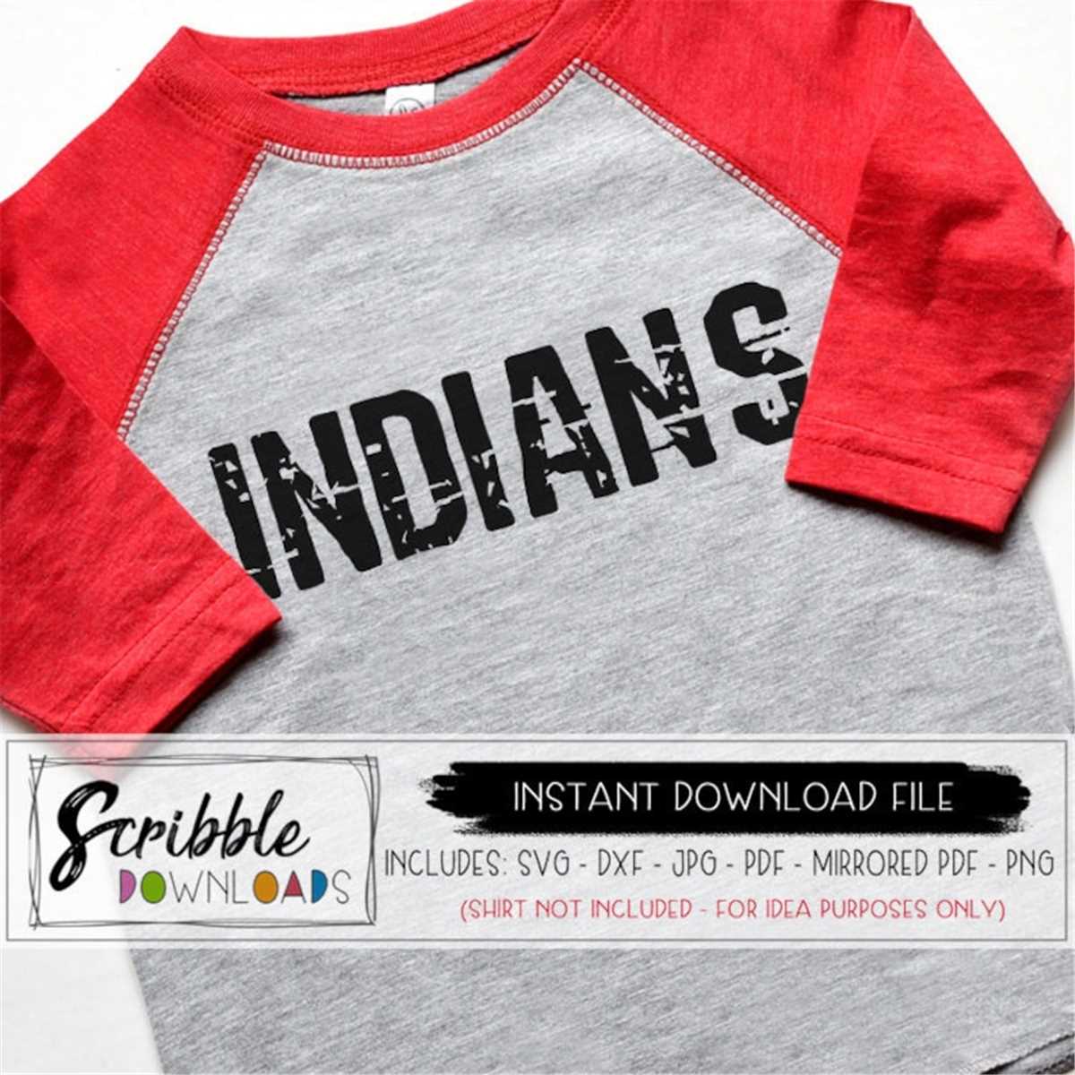 Indians SVG - team svg distressed sports svg - grunge - Indi | Inspire ...
