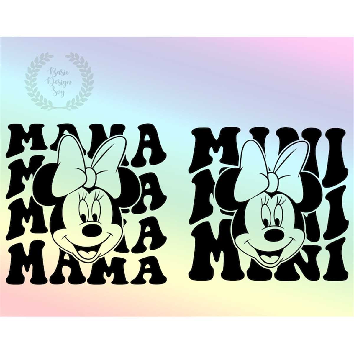 Retro Mama Mini Svg Png Cricut, Retro Minnie Mama Mini Svg P - Inspire ...