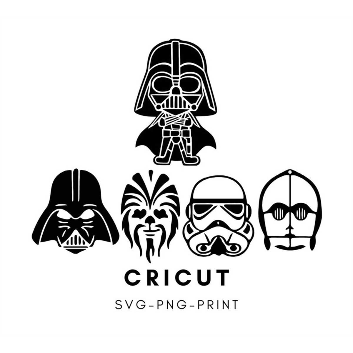 Star Wars Design SVG Sticker Print PNG | Decal | High Quali | Inspire ...