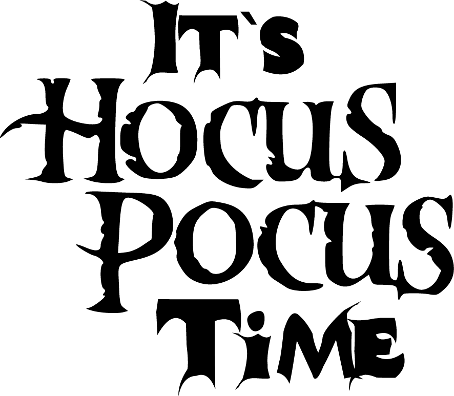 Hocus Pocus Logo Png Vector, Hocus Pocus Svg, Digital Silhou - Inspire ...