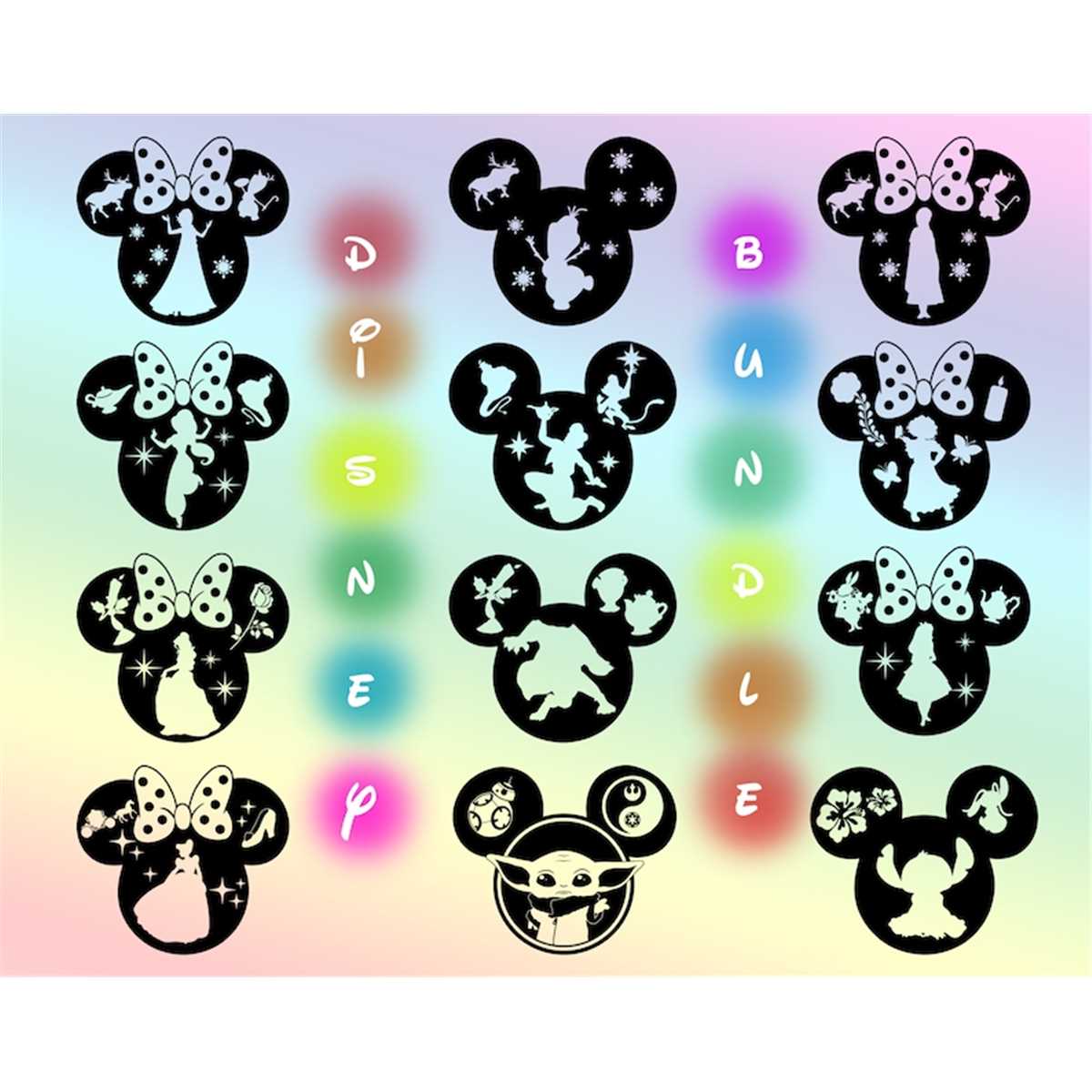 All Princesses Cricut Svg Png, Family Custom Svg, Princess M - Inspire ...