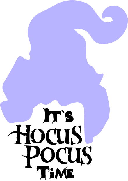 Hocus Pocus Logo Png Vector, Hocus Pocus Svg, Digital Silhou - Inspire ...