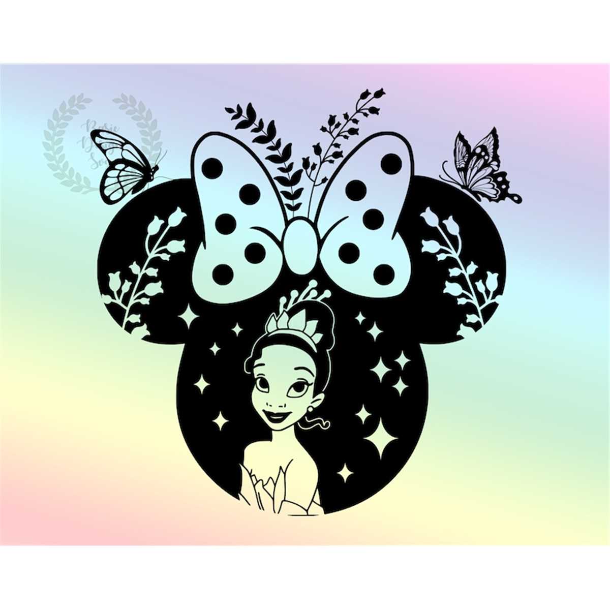 Tianaa in Nature Svg, Princess Mouse Head Svg, Cricut, Insta - Inspire ...