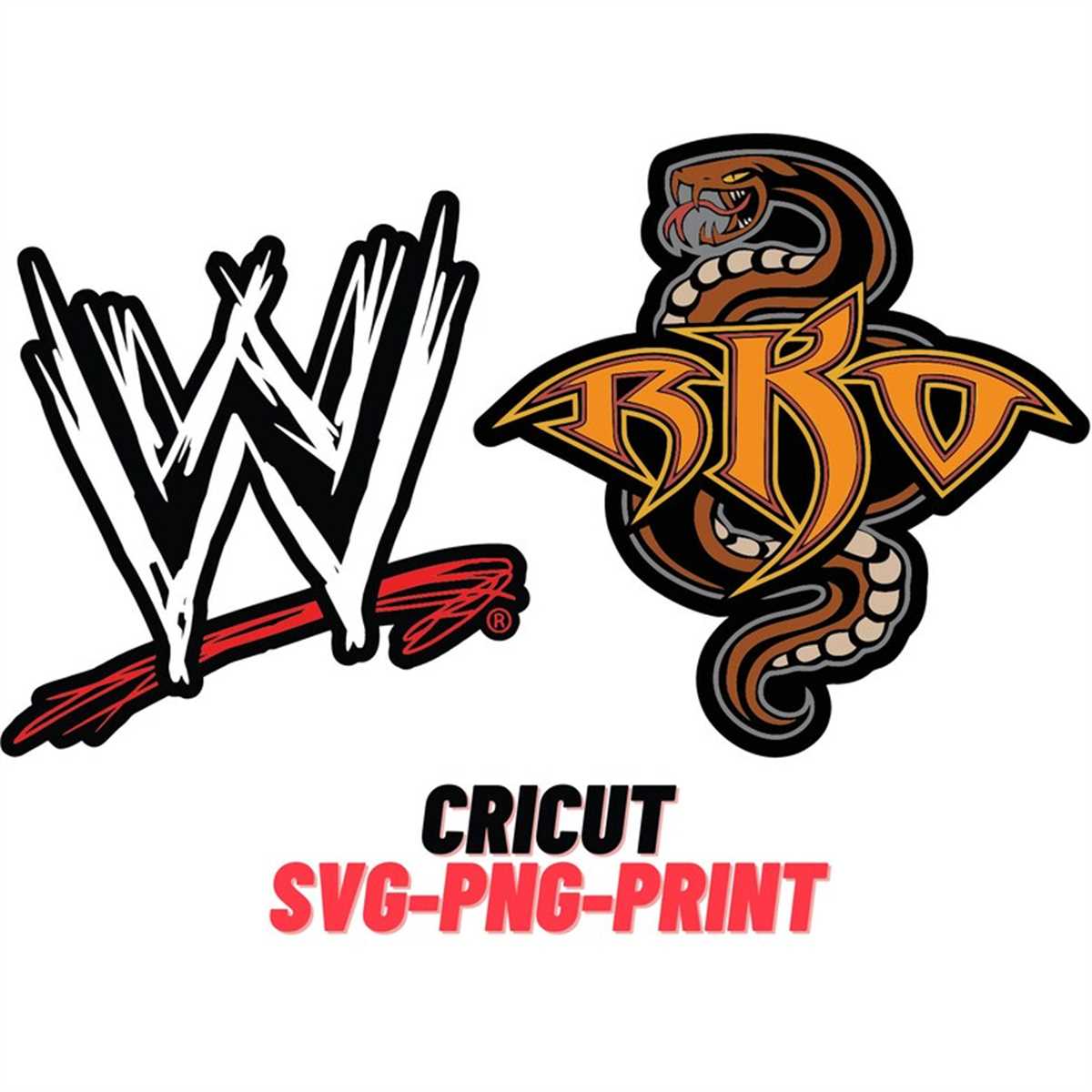 WWE Rko SVG Cricut PRINT Sticker | Decal | High Quality | Di - Inspire ...