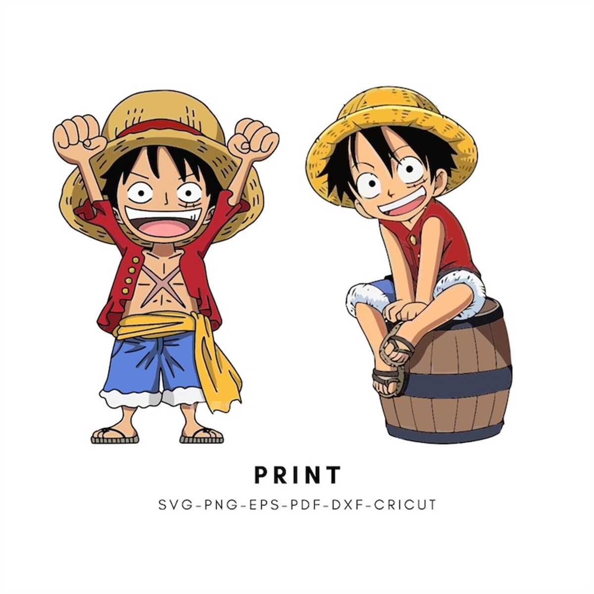 One Piece SVG Sticker Print PNG | Decal | High Quality | Di | Inspire ...