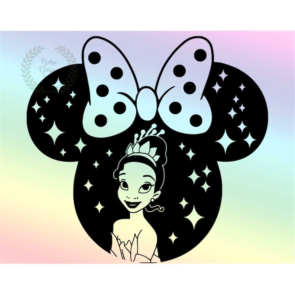 Tianaa Princess Svg, Tianaa Cricut Svg, Princess Mouse Head - Inspire ...