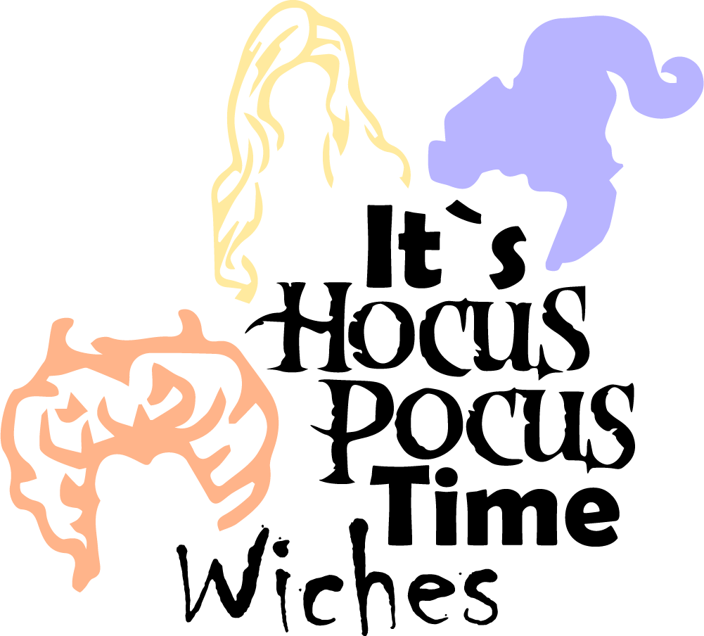 Hocus Pocus Logo Png Vector, Hocus Pocus Svg, Digital Silhou - Inspire ...