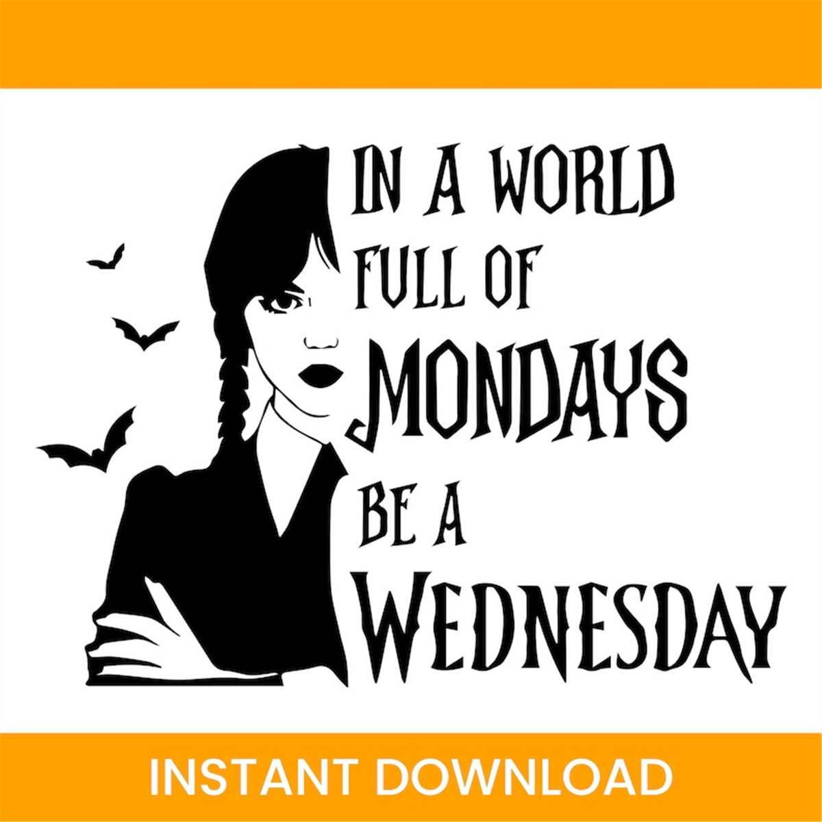 wednesday addams svg | wednesday addams print | wednesday ad | Inspire ...