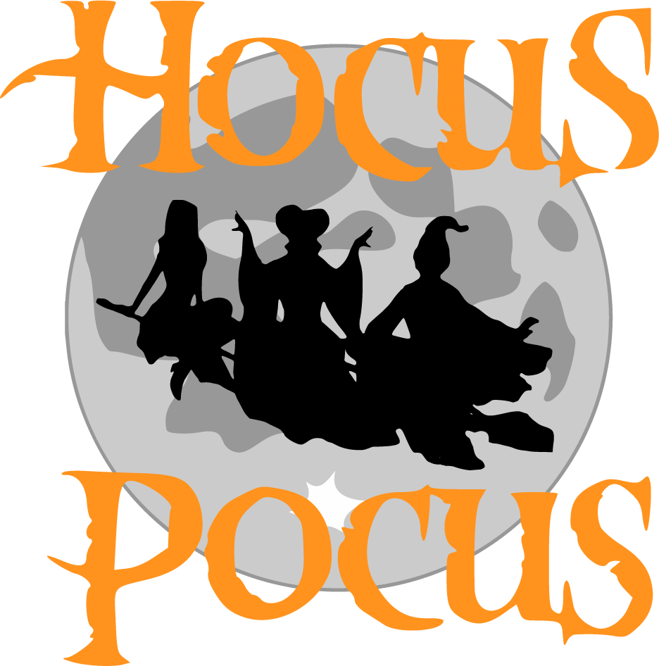 Hocus Pocus Logo Png Vector, Hocus Pocus Svg, Digital Silhou - Inspire ...