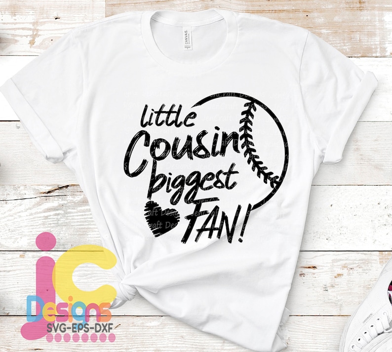 Little Cousin Svg, Baseball SVG Biggest Fan printable Sublim | Inspire ...