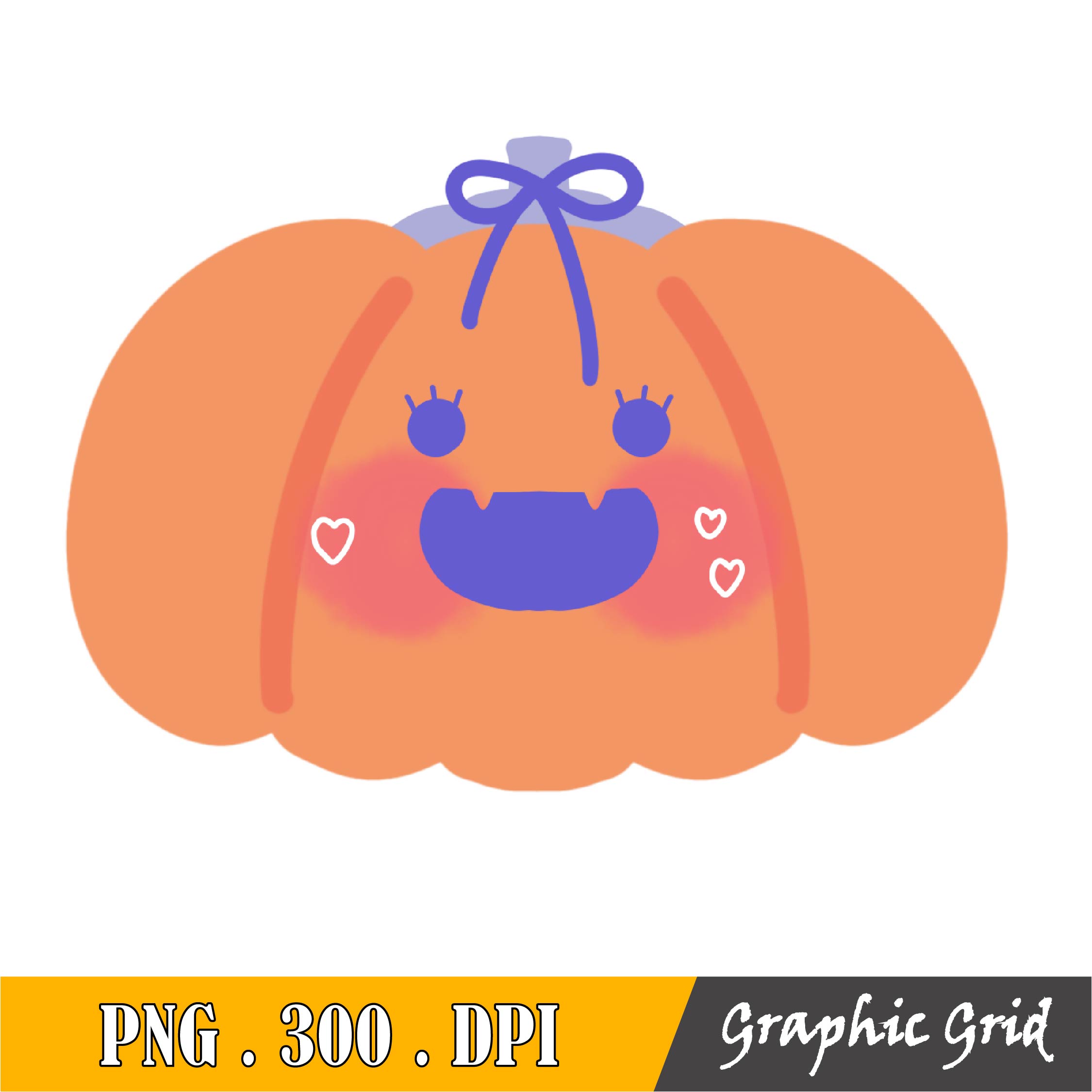 Cute Pumpkin Png Cut Files For Cricut, Kawaii Fall Pumpkin P | Inspire ...
