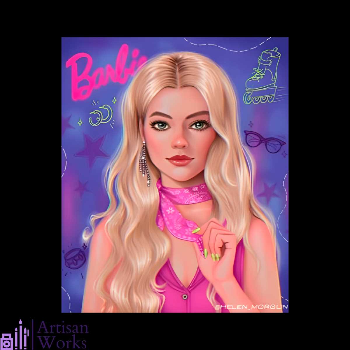 Barbie Style Margot Robbie PNG Barbie Movie PNG Download | Inspire Uplift