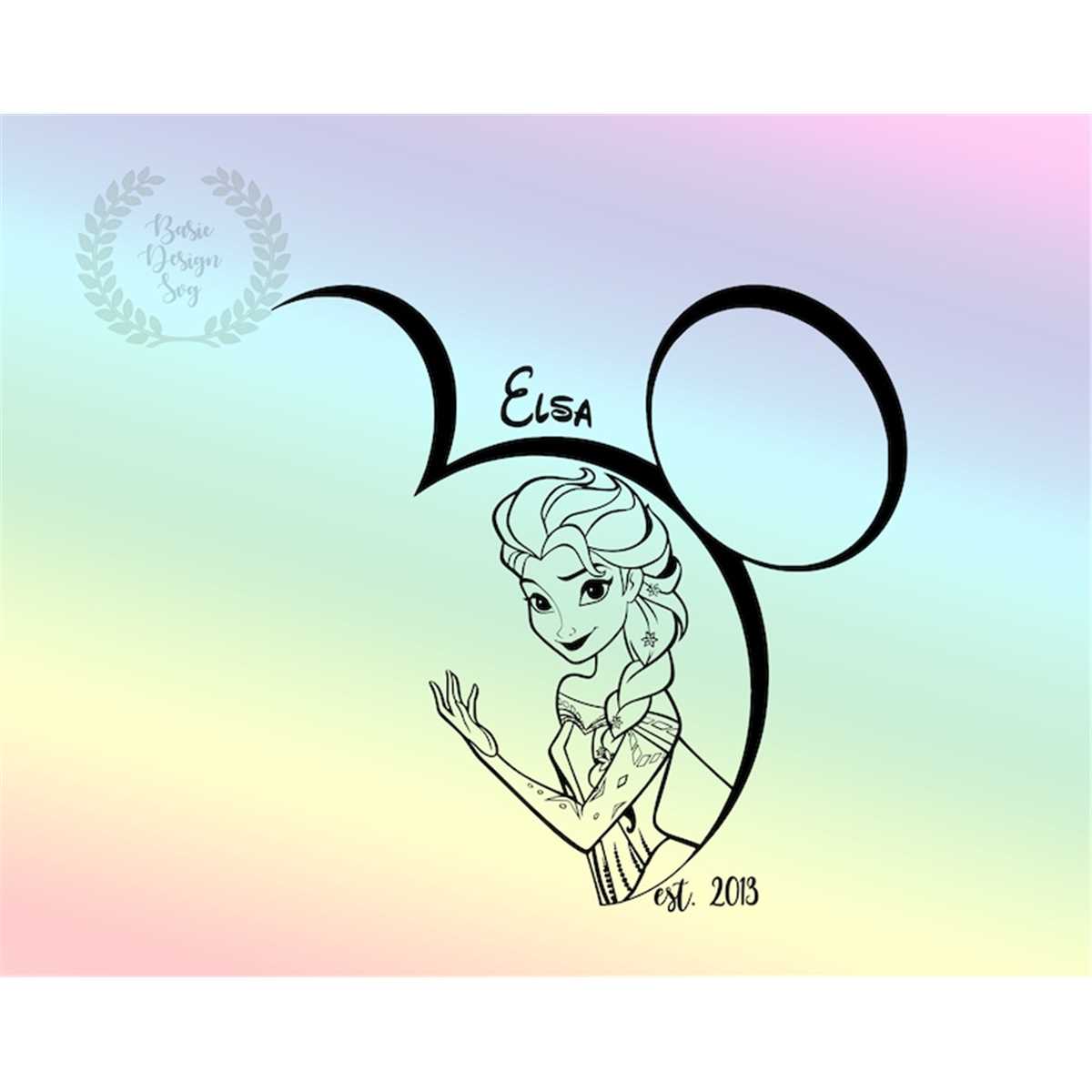 Frozenn Princess Elsaa Svg Clipart, Princess Png Clipart, Vi - Inspire ...