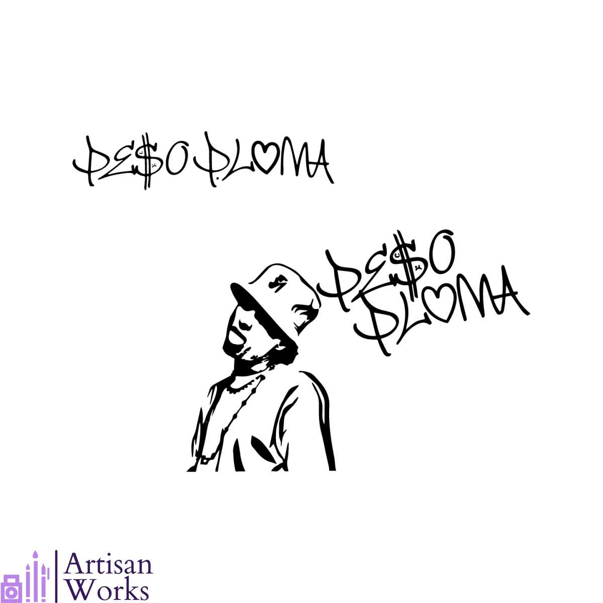 Vintage Signature Peso Pluma Rapper SVG Digital Cricut File | Inspire ...