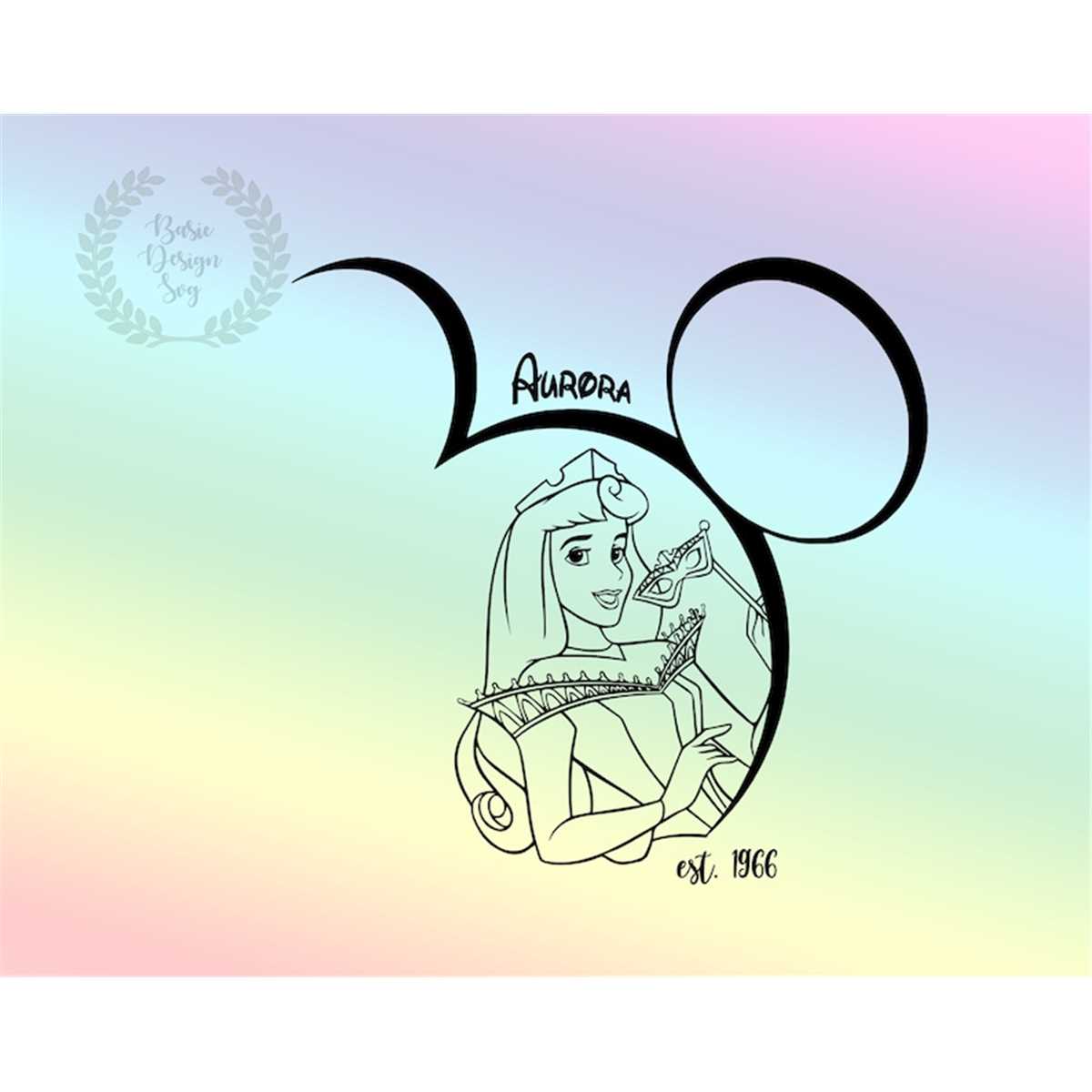 Aurora Svg Clipart, Princess Png Clipart, Vinyl Cut File, Si - Inspire ...