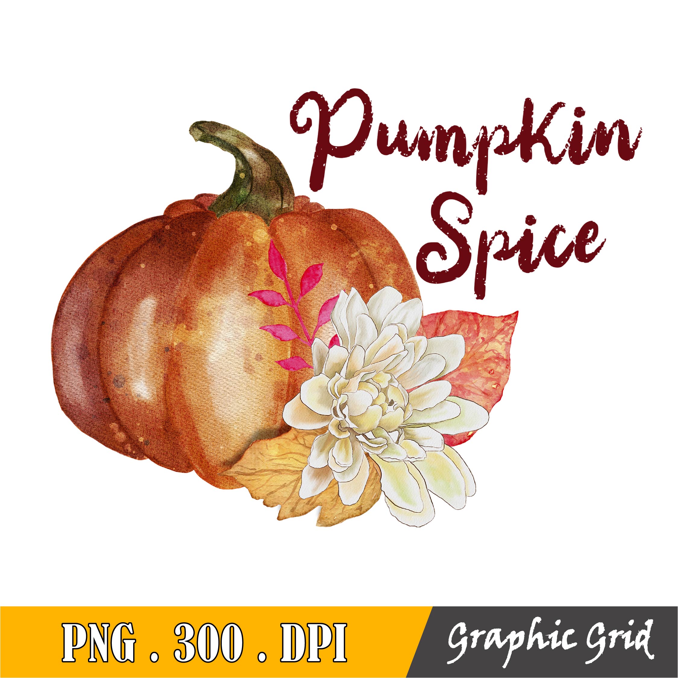 Fall Sublimation Autumn Pumpkin Png, Thanksgiving Png, Subli | Inspire ...