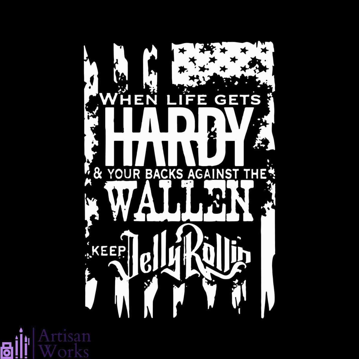 When Life Get Hardy SVG One Night At A Time Tour SVG File | Inspire Uplift