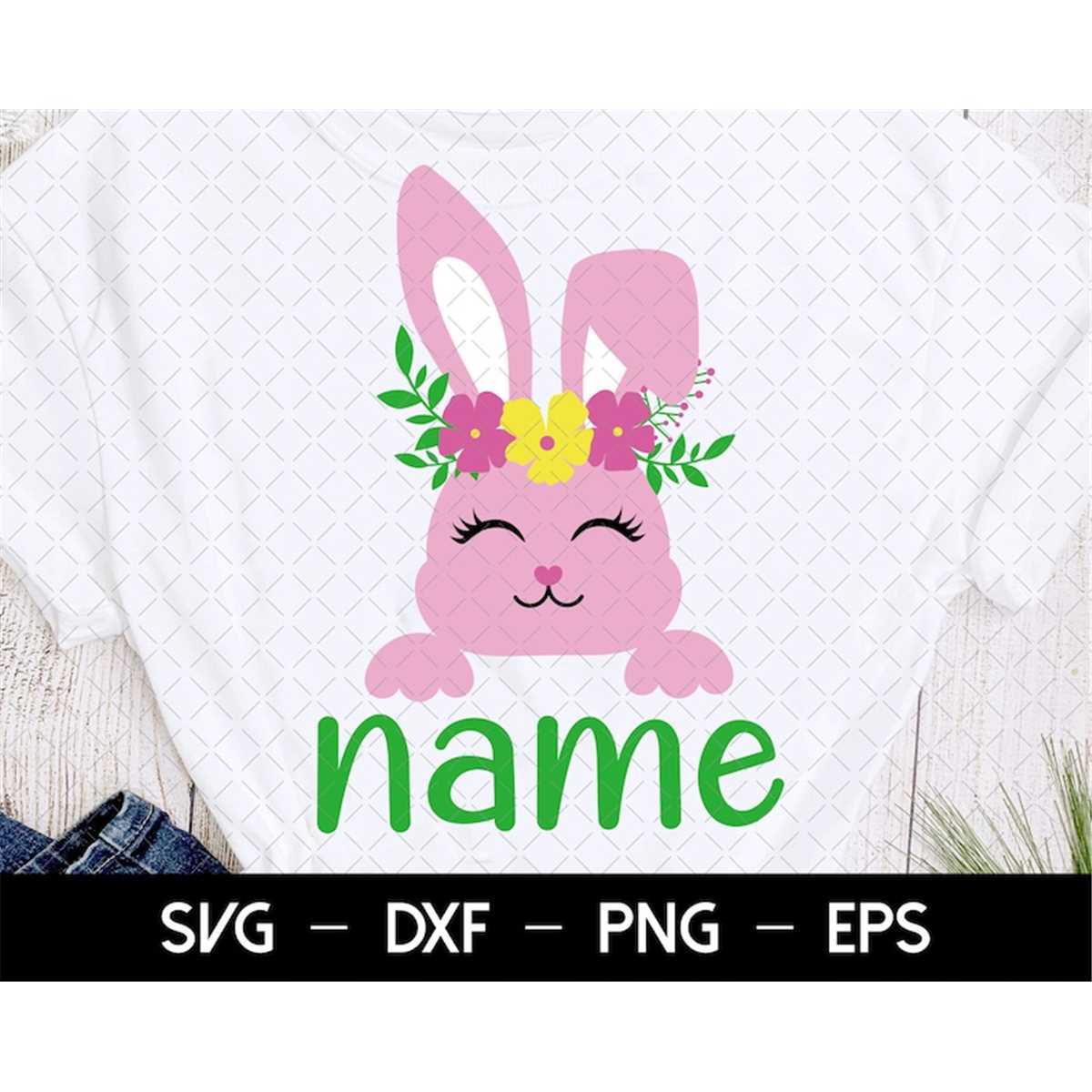 Bunny Svg, Easter Svg, Cute Bunny Face Svg Dxf Eps, Girl Eas | Inspire ...